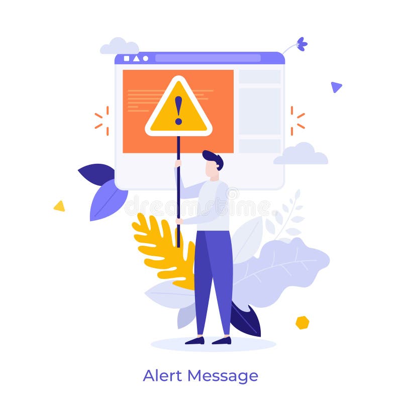 Flat Character Concept stock vector. Illustration of hold - 208987592