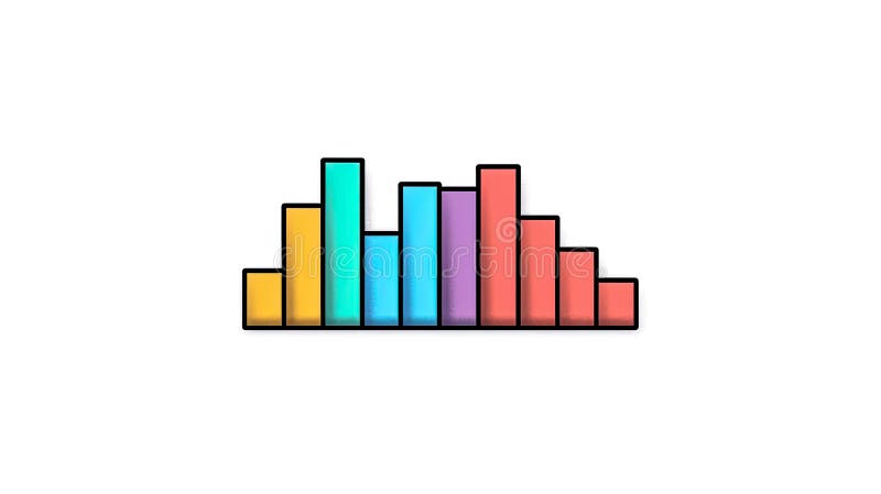 Flat Chart and Graph Elements Stock Illustration - Illustration of ...