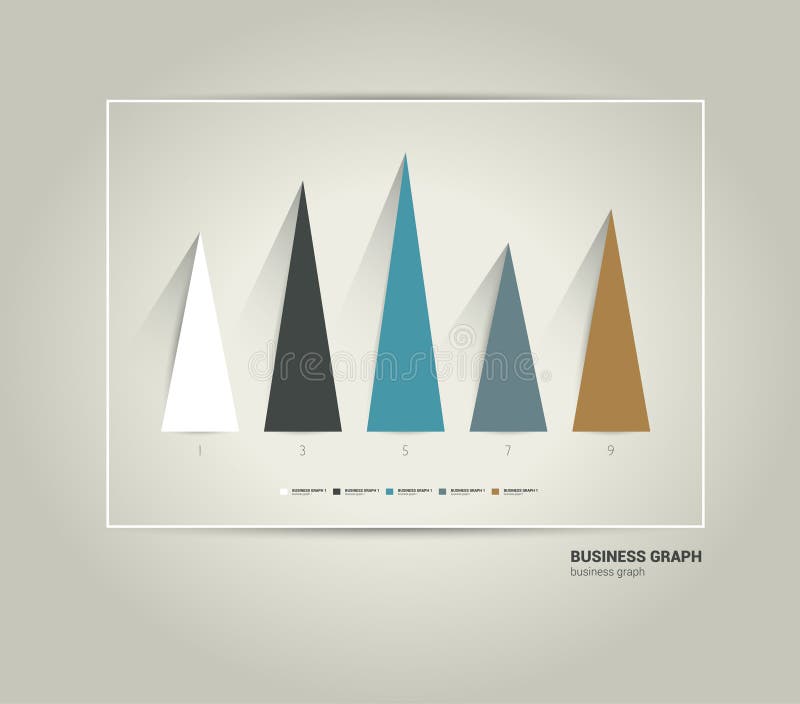 Flat chart, graph. stock vector. Illustration of abstract - 47172595