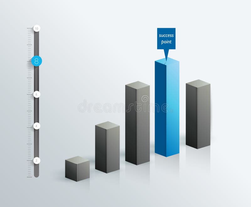 Flat Chart. Infographic Element Stock Vector - Illustration of design ...