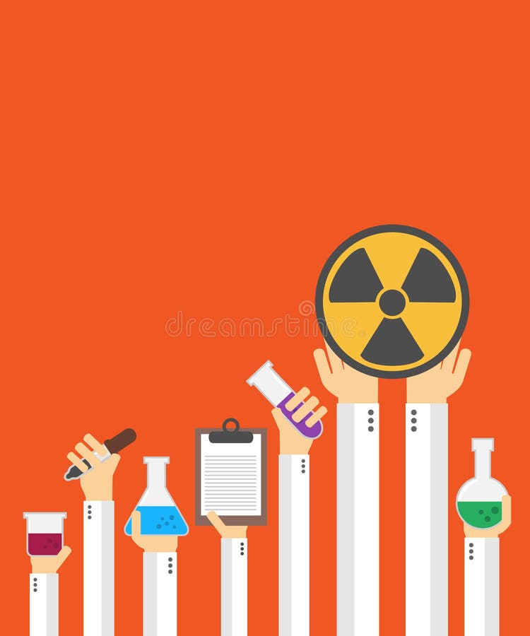 Flat chemical card stock vector. Illustration of global - 51834225