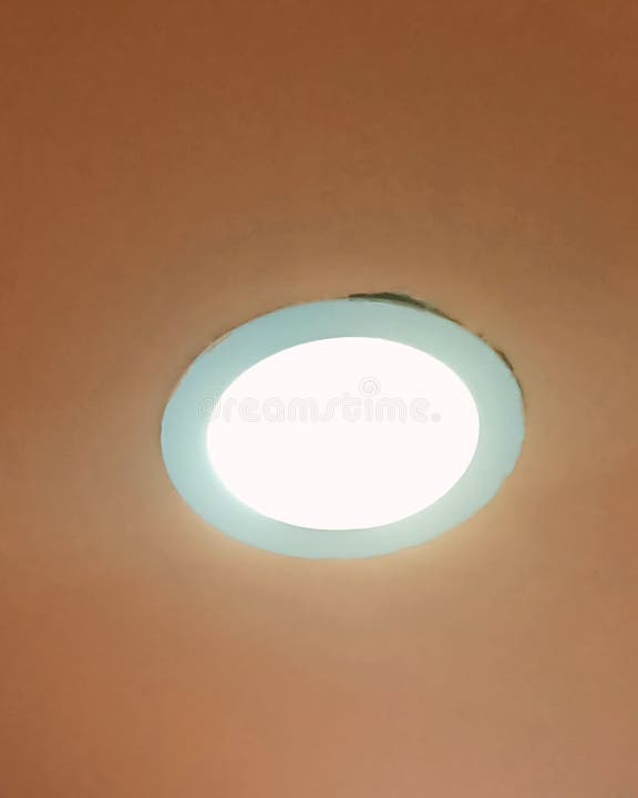 Flat Circular Light Hallucination Stock Image - Image of phantom ...
