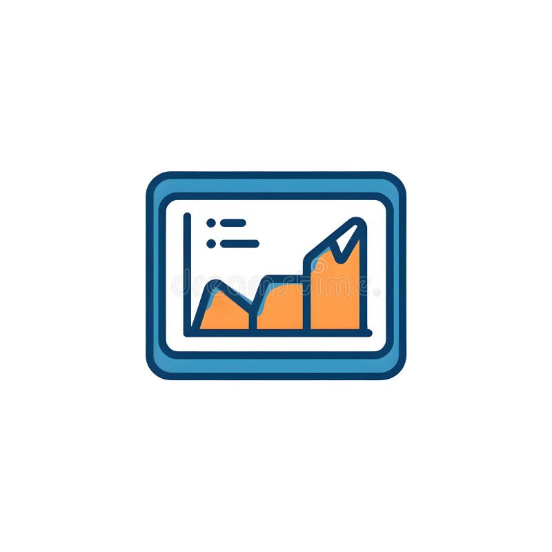 Flat Clipart Dashboard Icon for Automation Stock Illustration ...