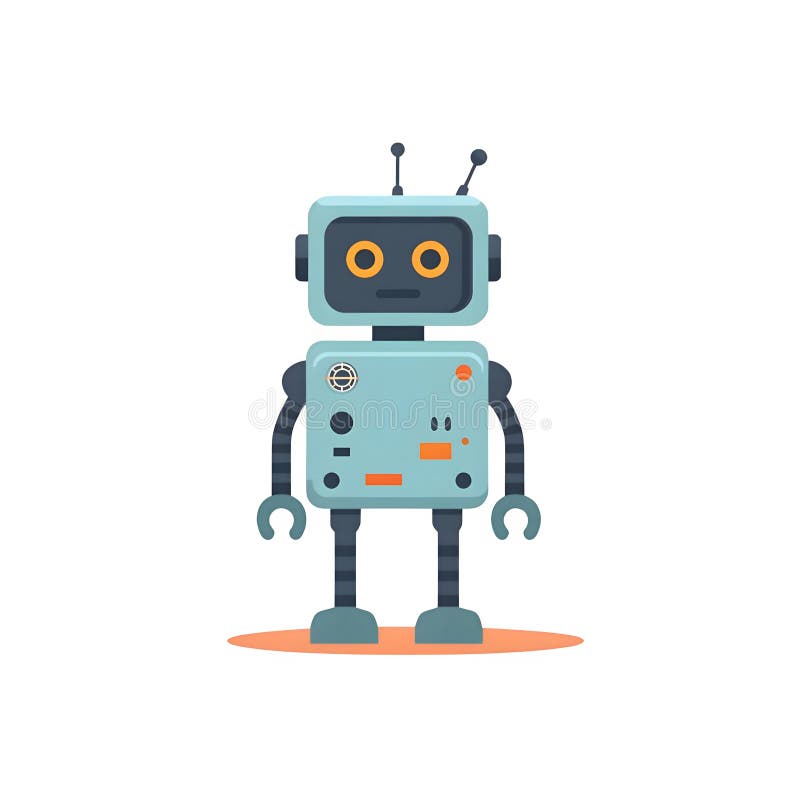 Clipart Square Shaped Robot Stock Illustrations – 4 Clipart Square ...
