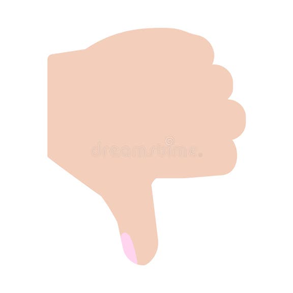 Flat color hand sign icon stock vector. Illustration of sign - 105359758