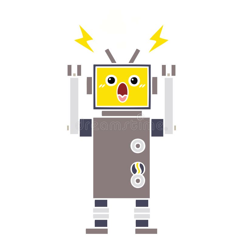 Cartoon Broken Robot Stock Illustrations – 1,186 Cartoon Broken Robot ...