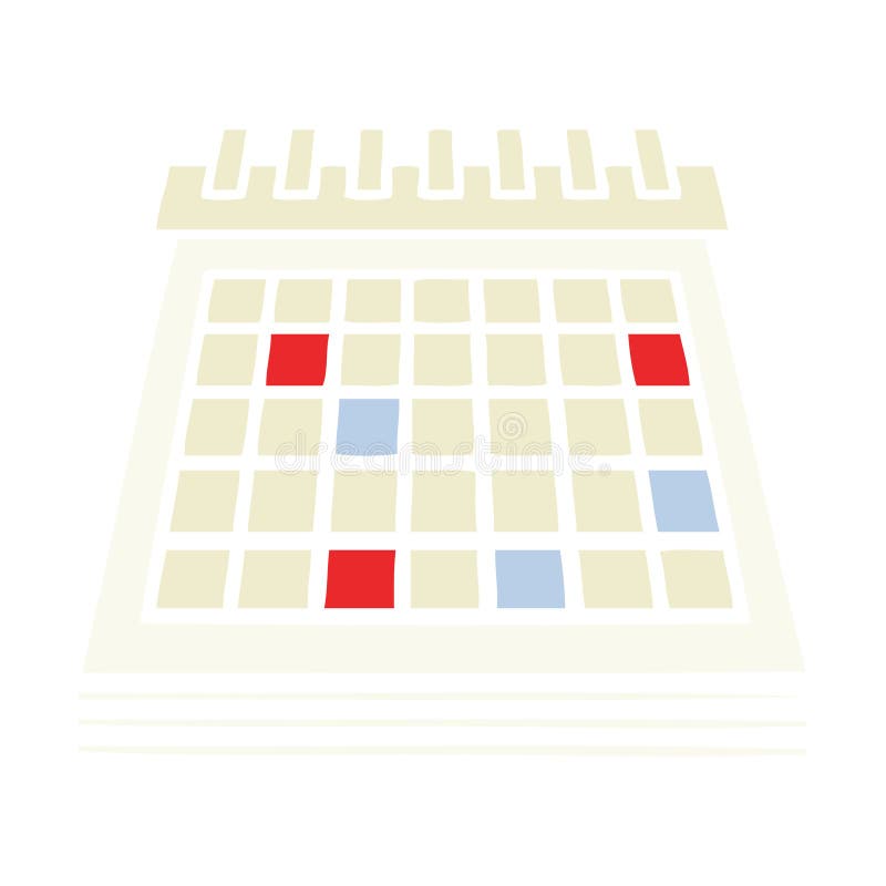 Cute Calendar Dates Stock Illustrations – 141 Cute Calendar Dates Stock ...