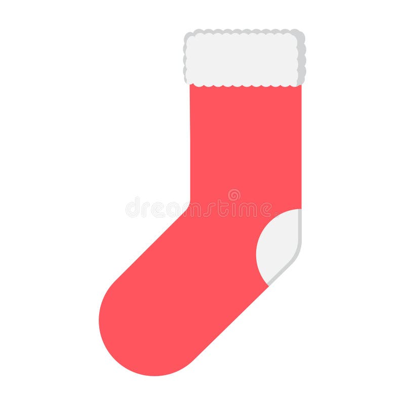 Flat color socks icon stock vector. Illustration of icon - 103640325