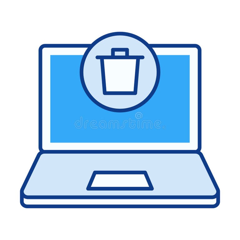 Trash Flat Colored Icon Stock Illustrations – 930 Trash Flat Colored ...