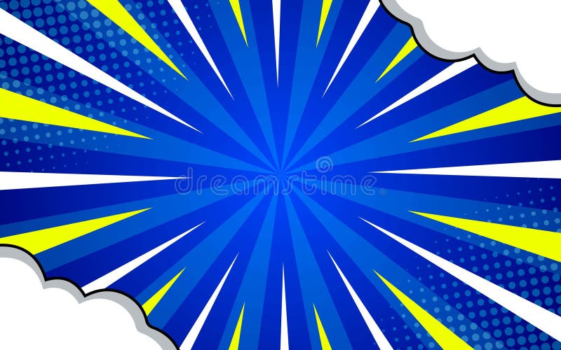 Flat Comic Style Background. Vector Illustration Stock Vector ...