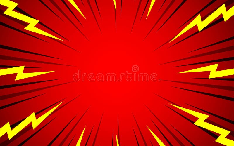 Flat Comic Style Background or Wallpaper. Vector Illustration Stock ...