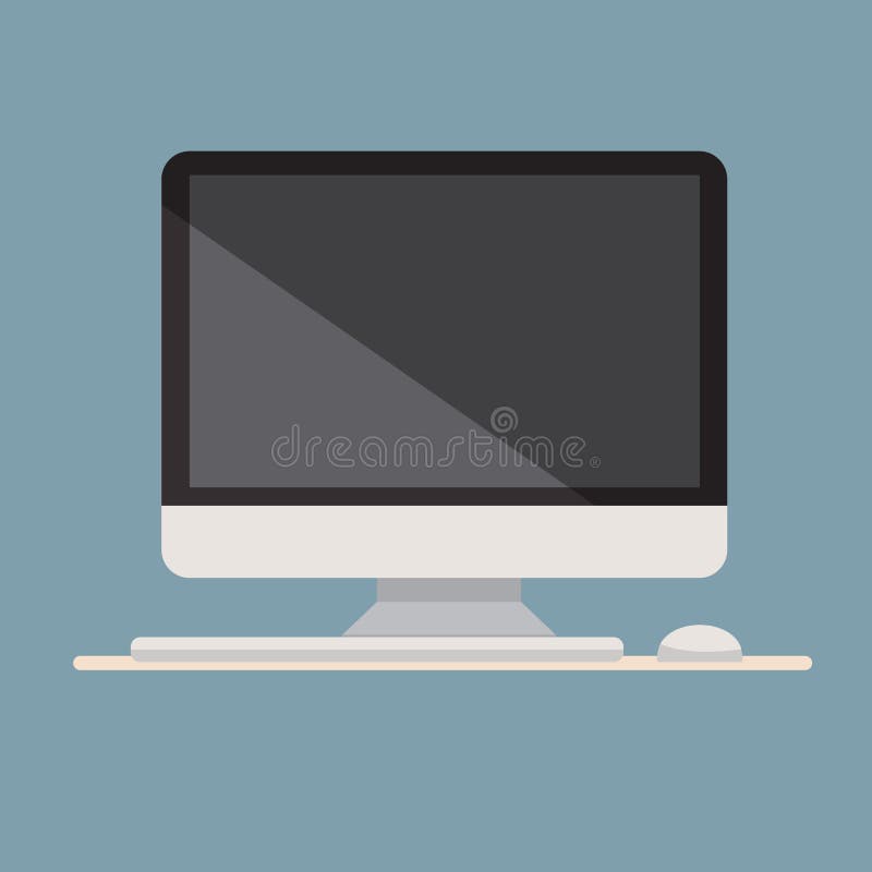 Keyboard and Mouse Symbol Vector Illustration. Computer Device Stock ...