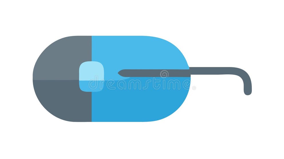 Flat Computer Mouse Icon Vector Input Device Vector Design Generative Ai Stock Vector