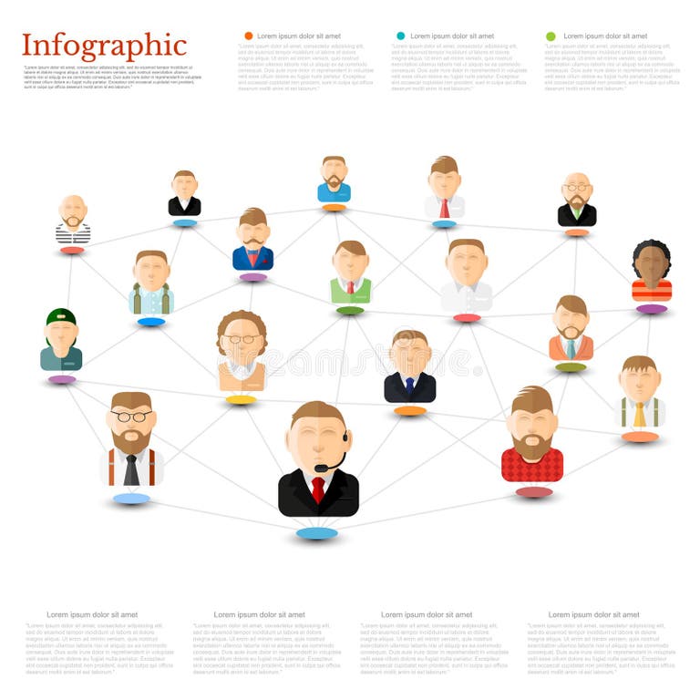 Interconnected People Stock Illustrations – 7,604 Interconnected People ...