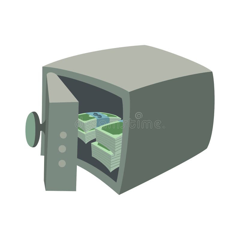 Flat Concept Safe Icon. Safe Icon Vector. Safe Illustration Stock ...