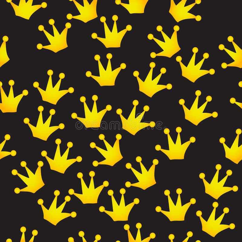 Flat crown Icon stock vector. Illustration of icon, golden - 82018185