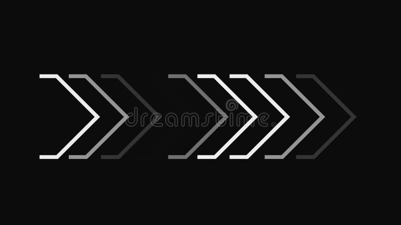 Flat 2d Animation Arrow Transition Background. Anime Style Arrow ...