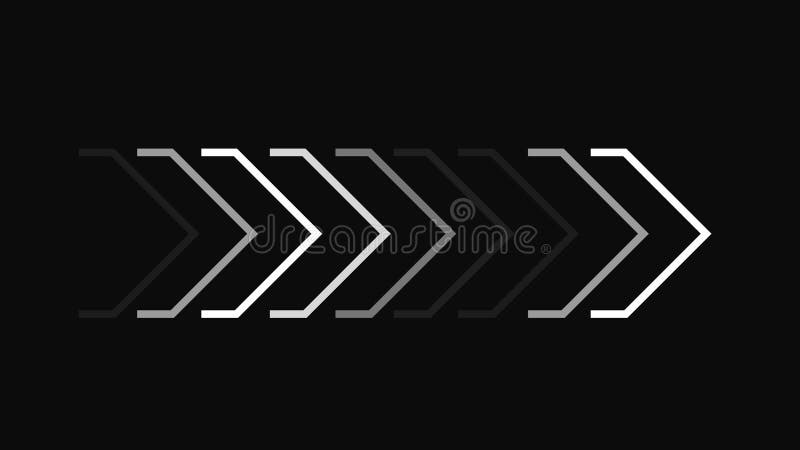 Flat 2d Animation Arrow Transition Background. Anime Style Arrow ...