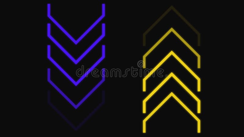 Flat 2d Animation Arrow Transition Background. Anime Style Arrow ...