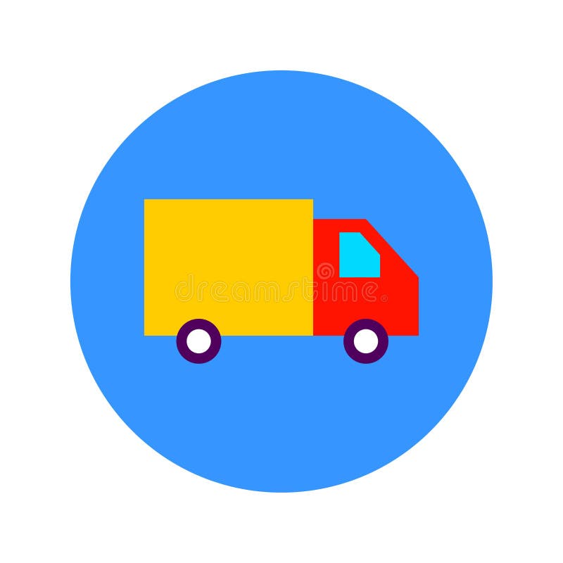 Circle Delivery Icon Van Stock Illustrations – 1,553 Circle Delivery ...