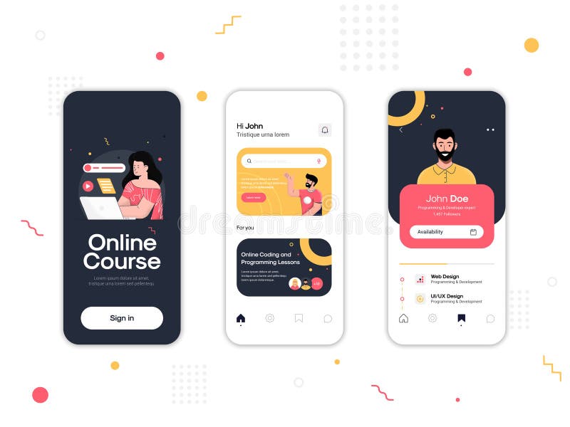 Course Dashboard Stock Illustrations – 313 Course Dashboard Stock ...