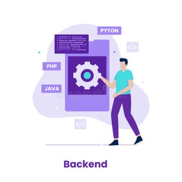 Backend Developer Banner Stock Illustrations – 301 Backend Developer ...