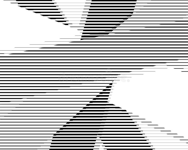 Halftone Bitmap Lines Retro Background Black and White Stock Vector ...