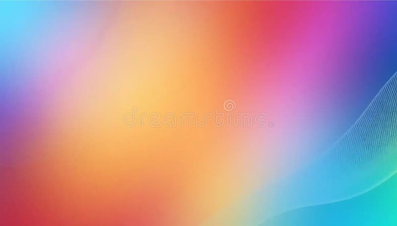 Flat Design Background with Gradient Mesh Effect, Blending Multiple ...