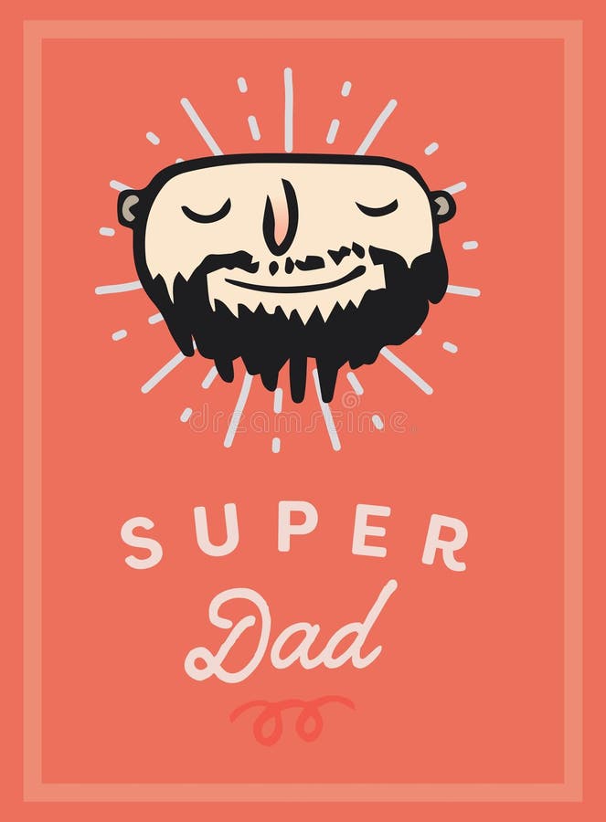 Rectangular Border Super Dad Text Stock Illustrations – 1 Rectangular ...