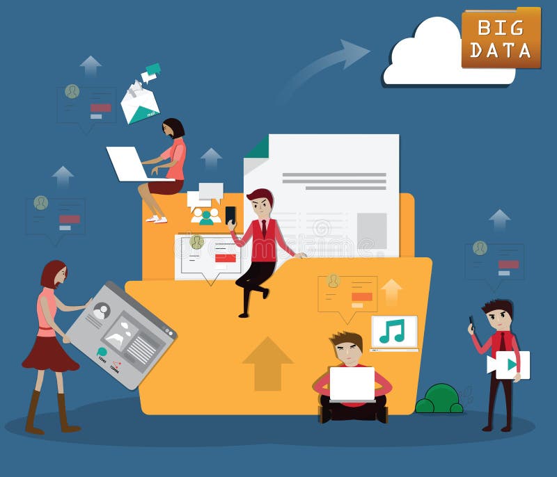 Flat Design of Big Data, Keeping Data from Social Network in Cloud ...