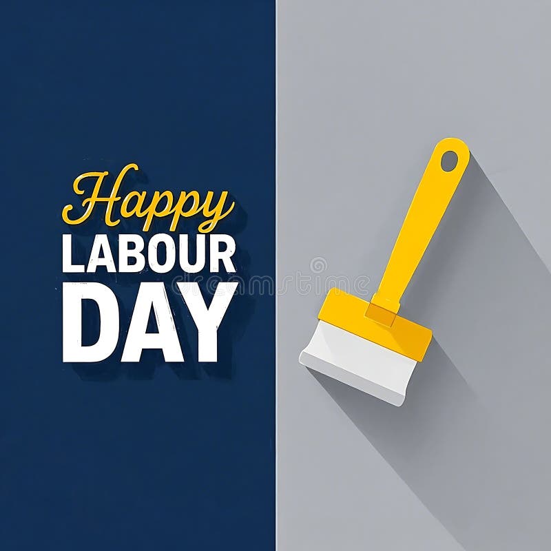 Flat Design Celebrates Labour Day with Tools and Industrial Icons Stock ...