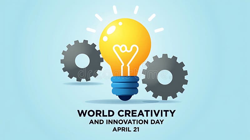 Flat Design Celebrating World Creativity and Innovation Day Stock ...