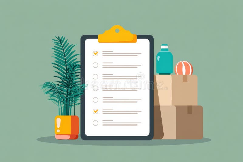 Courier Checklist Design Featuring Items, Timestamps, and Minimalistic ...