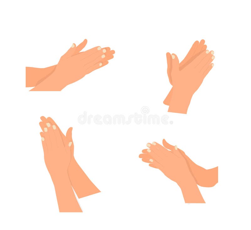 Clapping Hand Icon. Applause Clap. Symbol In Outline Style. Vector ...