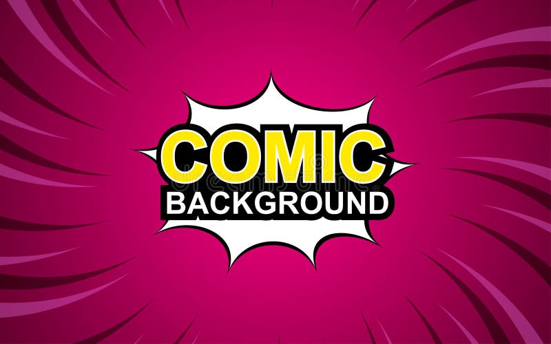 Flat Design Comic Style Background. Vector Illustration EPS 10 Stock ...