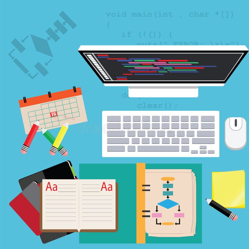 Flat Design Concept Programmer Workflow Stock Illustrations – 240 Flat ... Flat Design Concept Programmer Workflow Stock Illustrations – 240 Flat ...