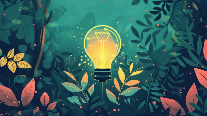 Flat Design Concept Illustration with Experimental Thinking of Idea Lab ...