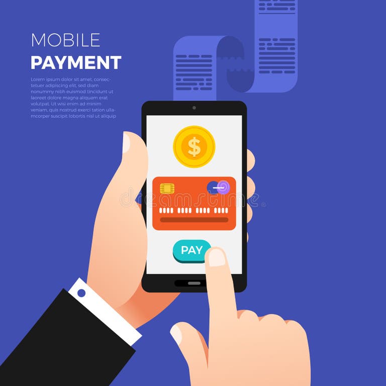 Flat Design Concept Payment. Payment Method and Option or Channel To ...