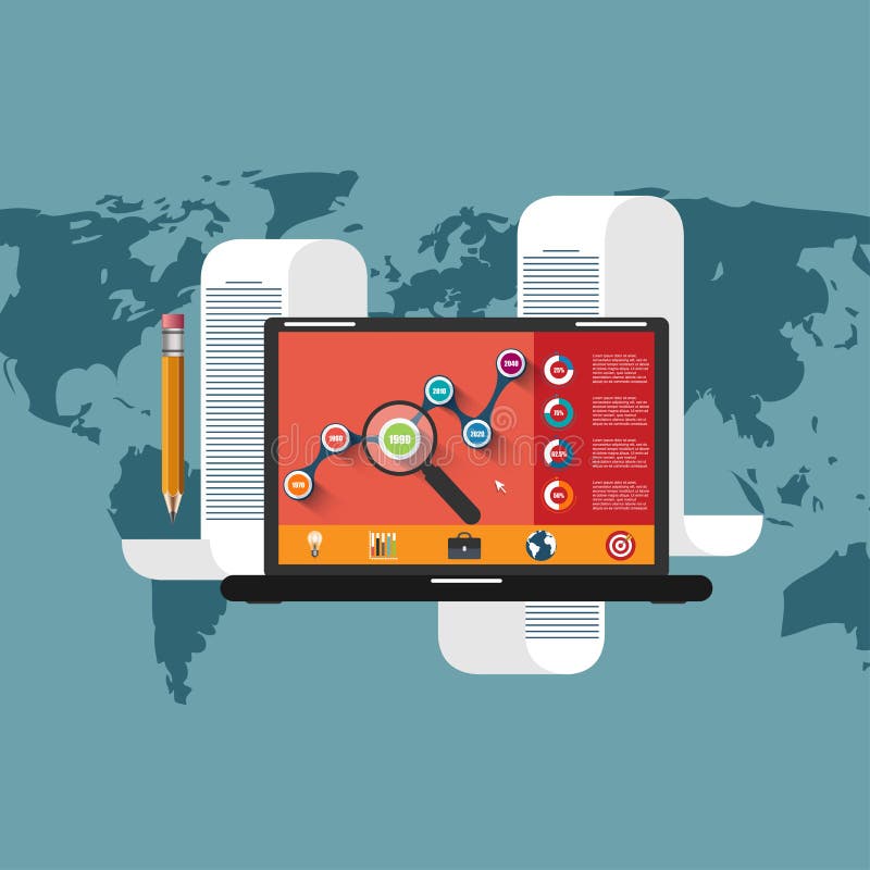 Flat Design Concepts For Strategic Planning, Global Investment And ...