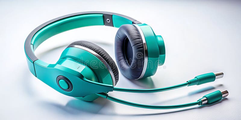 Flat Design Customer Support Headset Icon UIUX Element for Mobile Apps ...