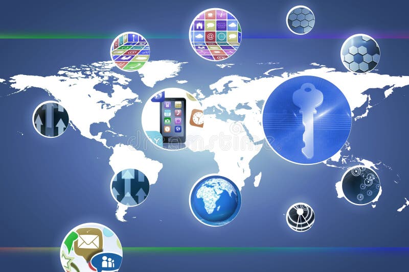 Smartphone World Map Stock Illustrations – 8,345 Smartphone World Map ...