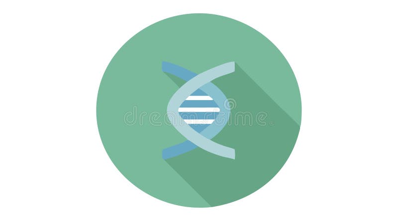 Flat Design DNA Helix Vector Graphic, Vector Design Generative AI Stock ...