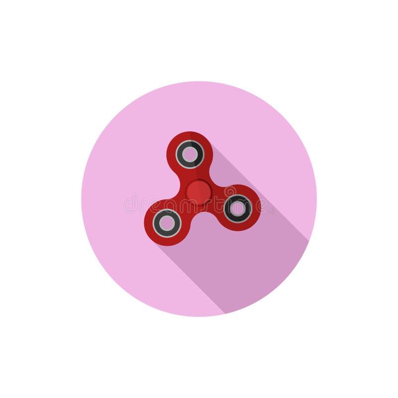 Flat design Fidget Spinner stock vector. Illustration of bearing - 194090941