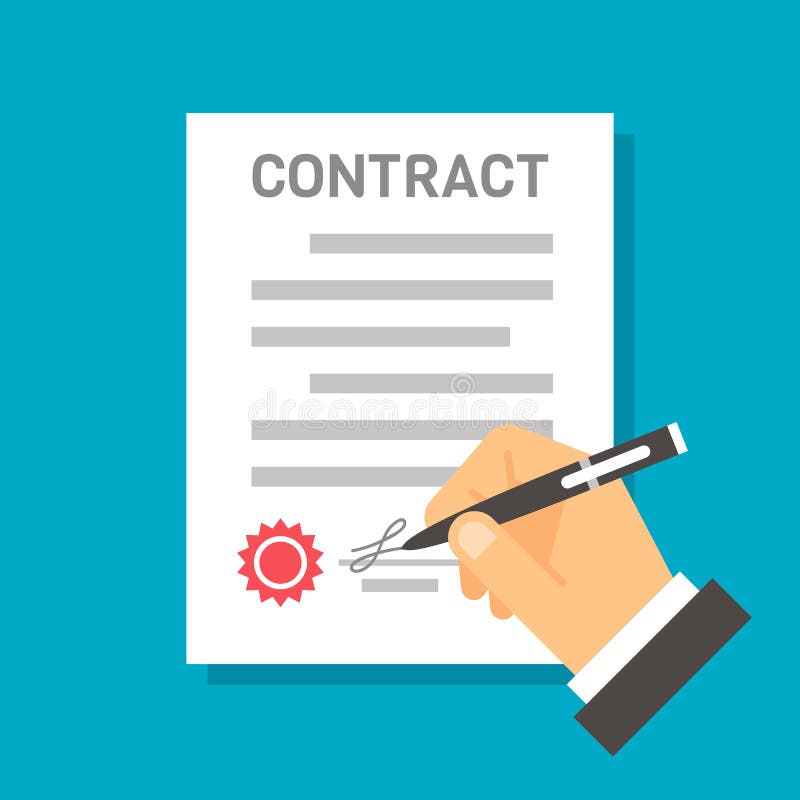 Signing Contract Stock Illustrations – 16,085 Signing Contract Stock ...