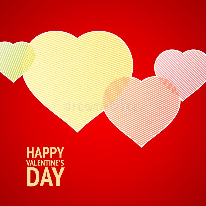 Flat design of heart. stock vector. Illustration of amour - 36681306