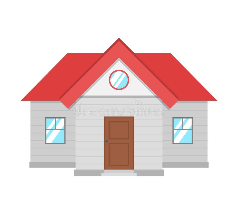 Flat design house icon stock vector. Illustration of element - 237341820
