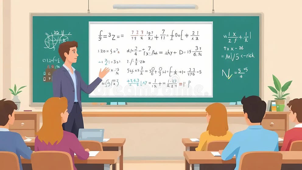 Explaining Math Stock Illustrations – 328 Explaining Math Stock ...