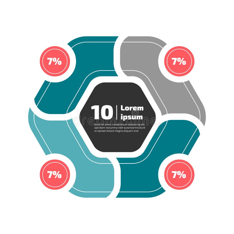 Flat design infographic stock vector. Illustration of vector - 103112252