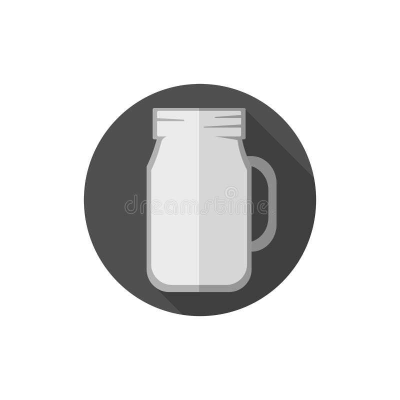 Flat design mason jar stock vector. Illustration of design - 193201951