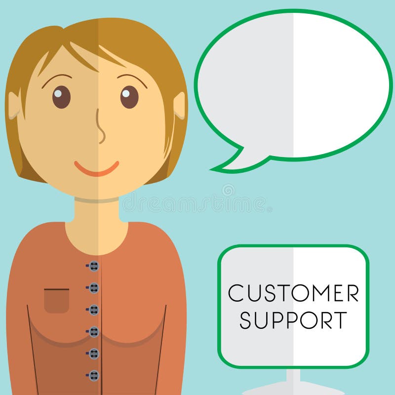 Flat Design Modern Vector Illustration Concept of Customer Support ...
